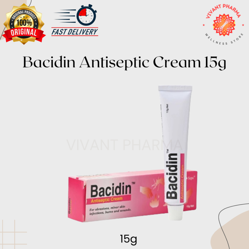 Bacidin Antiseptic Cream 15g | Shopee Malaysia