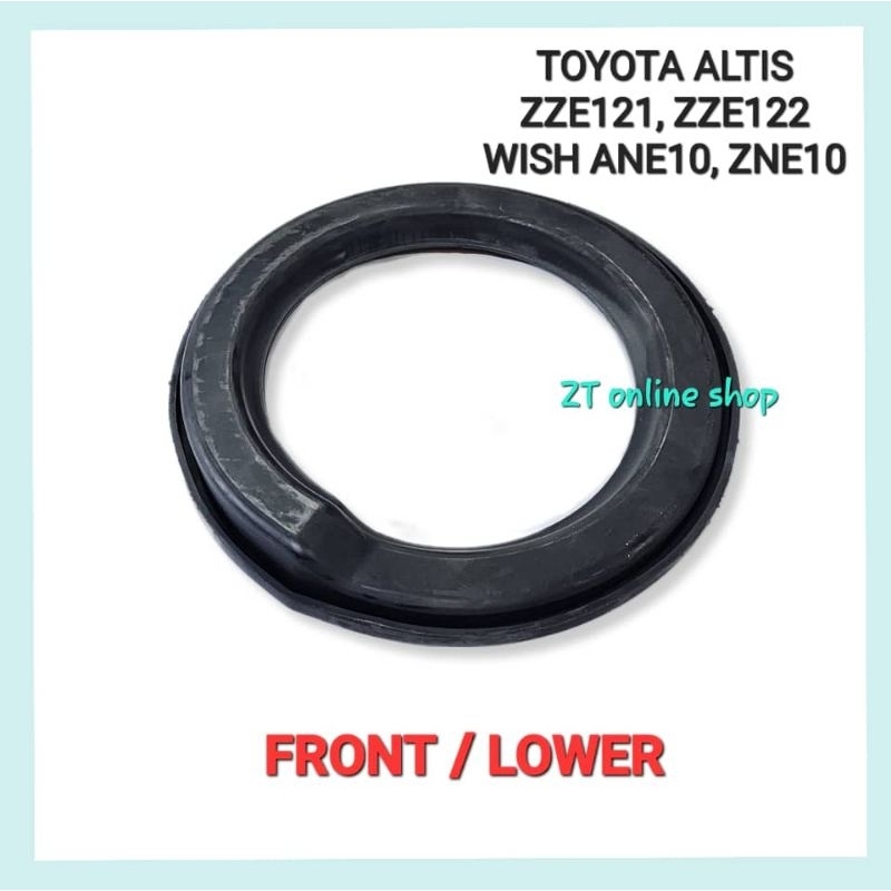 FRONT COIL SPRING RUBBER. LOWER / TOYOTA ALTIS ZZE121, ZZE141 / WISH ...