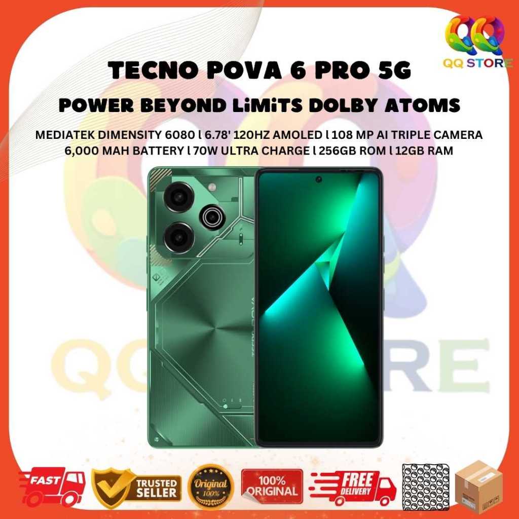 [READYSTOCK ] Tecno Pova 6 Pro 5G (256GB ROM | 12GB RAM) 1 Year Tecno ...
