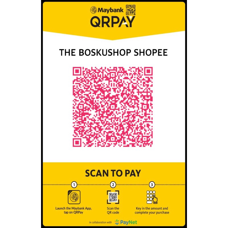 Print QR Code - A4, A5 & ic size - free editing | Shopee Malaysia