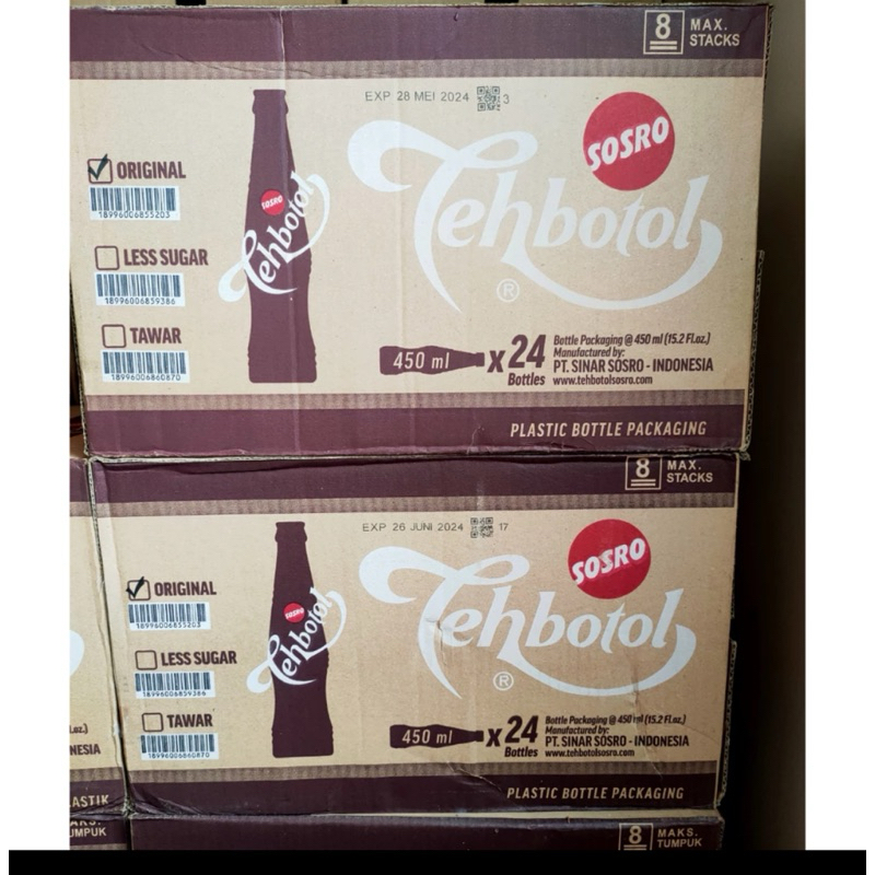 SOSRO Teh Botol 💯 Original Indonesia 1 carton 24 pcs [ Ready Stock ]💥 ...