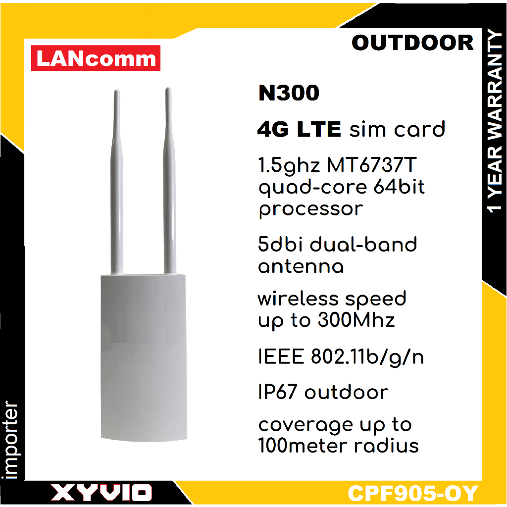 OUTDOOR MOD 4G Modem Router sim card maxis /unifi mobile/modem/wifi H905 | Shopee Malaysia