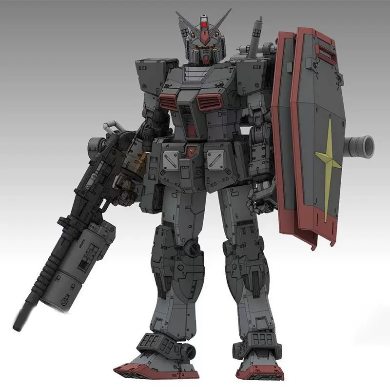 RX78 Prototype Gundam Complete 3D Printed Hand Model High Precision ...