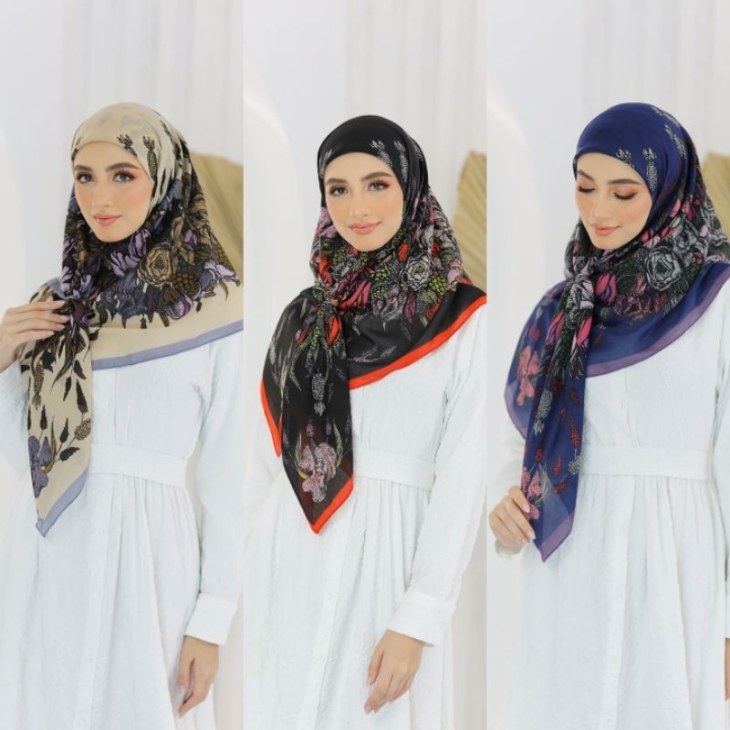 Tudung Bawal Printed Corak ( BUY3 + FREEGIFT)| Premium Cotton Bidang 45 ...