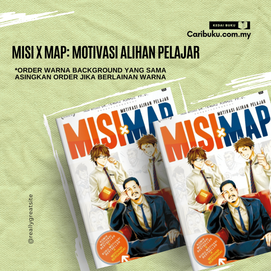 KOMIK M | Misi x MAP: Motivasi Alihan Pelajar Edisi Kemas Kini | Shopee ...