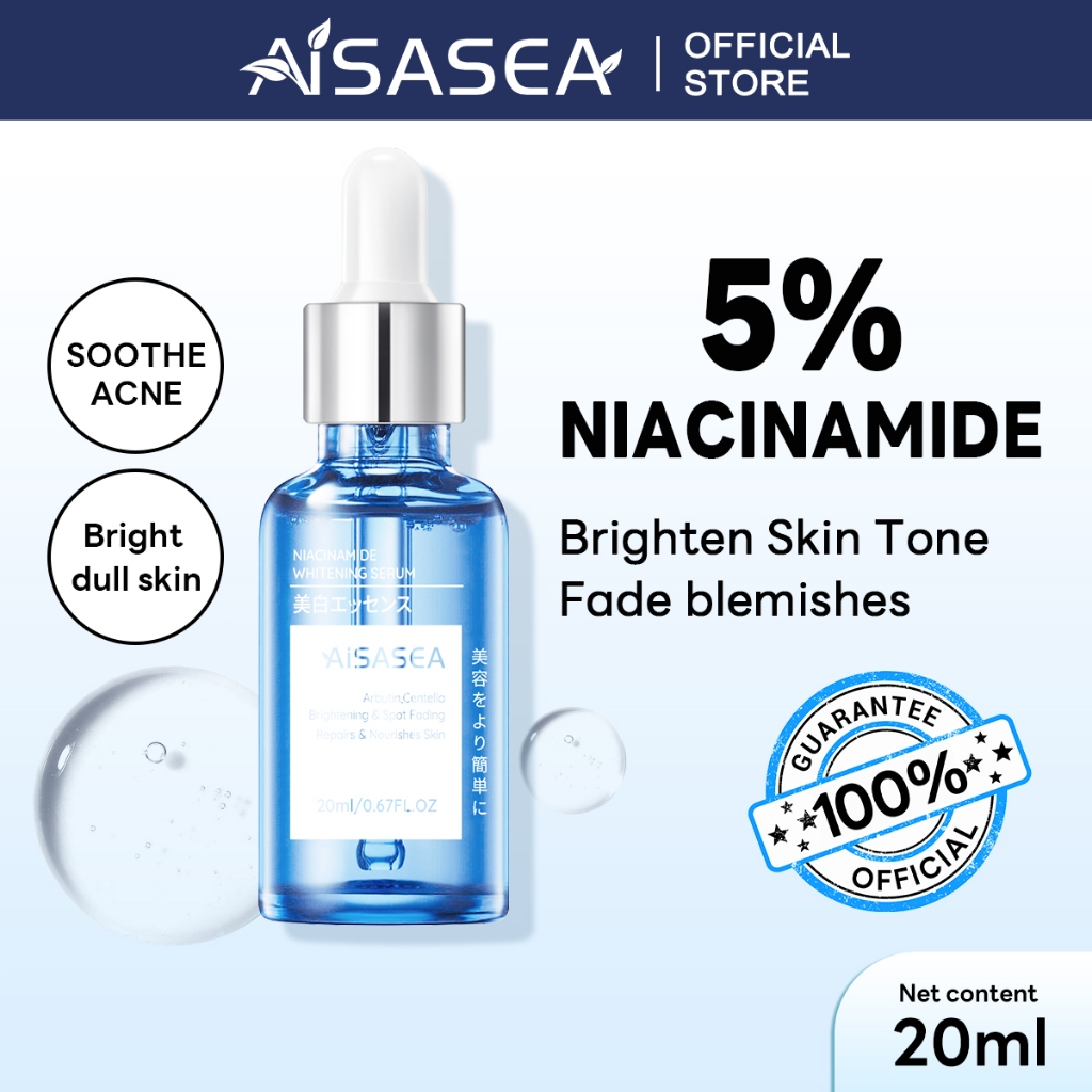 AISASEA Niacinamide Power Lightening Serum Even Skin Tone Brightening ...