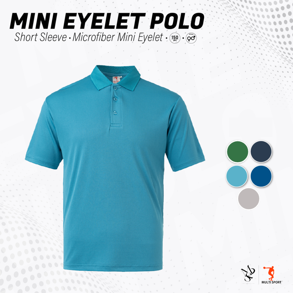 MULTISPORT Best Microfiber Quick Dry Polo Tee Unisex Plain Polo Tshirt ...