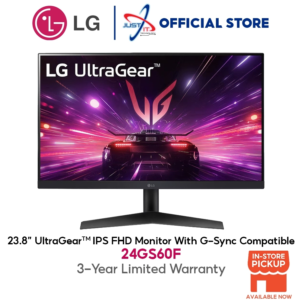 LG 24GS60F ULTRAGEAR 23.8" GAMING MONITOR ( 23.8" IPS FHD / 1MS / 180HZ ...