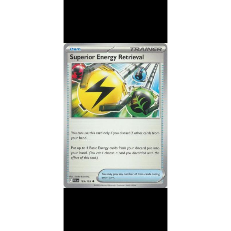 Pokemon TCG Superior energy retrieval PE | Shopee Malaysia