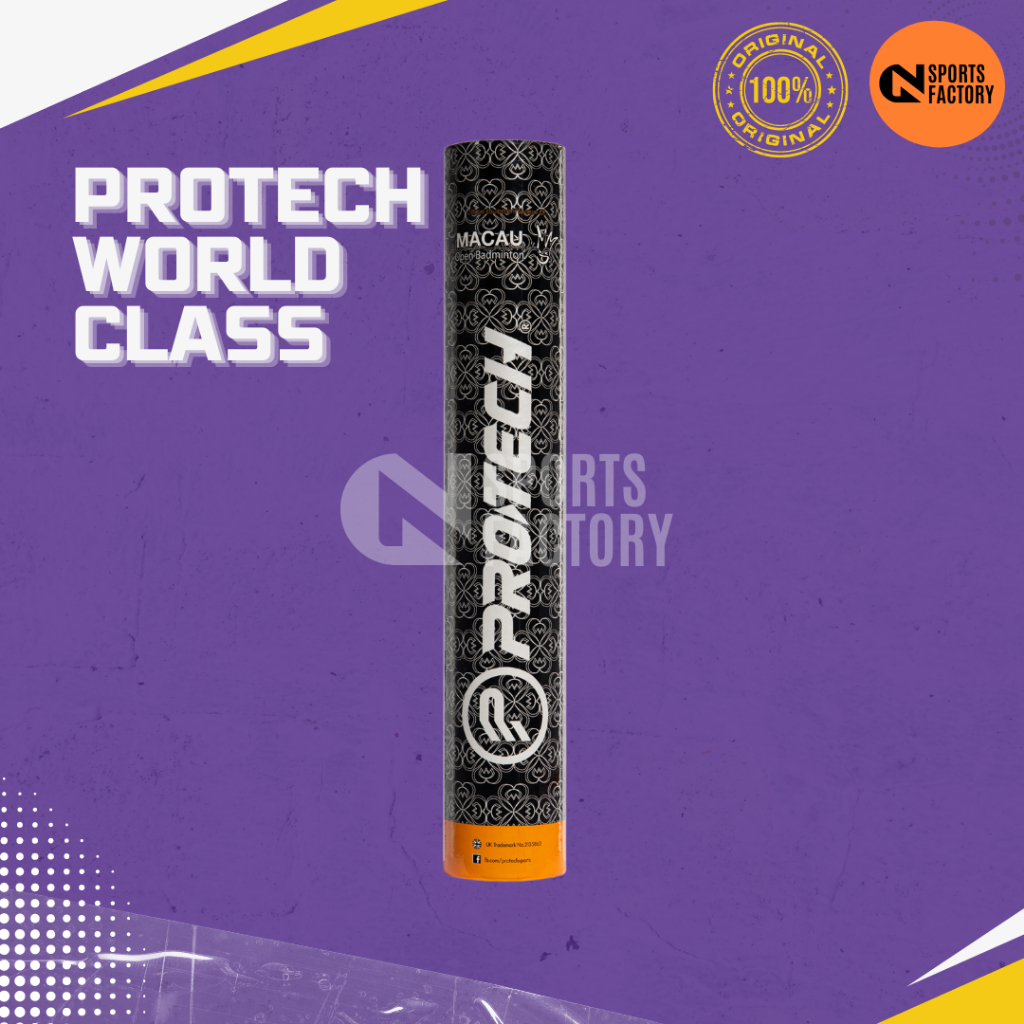 [CN SPORTS] PROTECH Badminton Shuttlecock Platinum, World Class ...