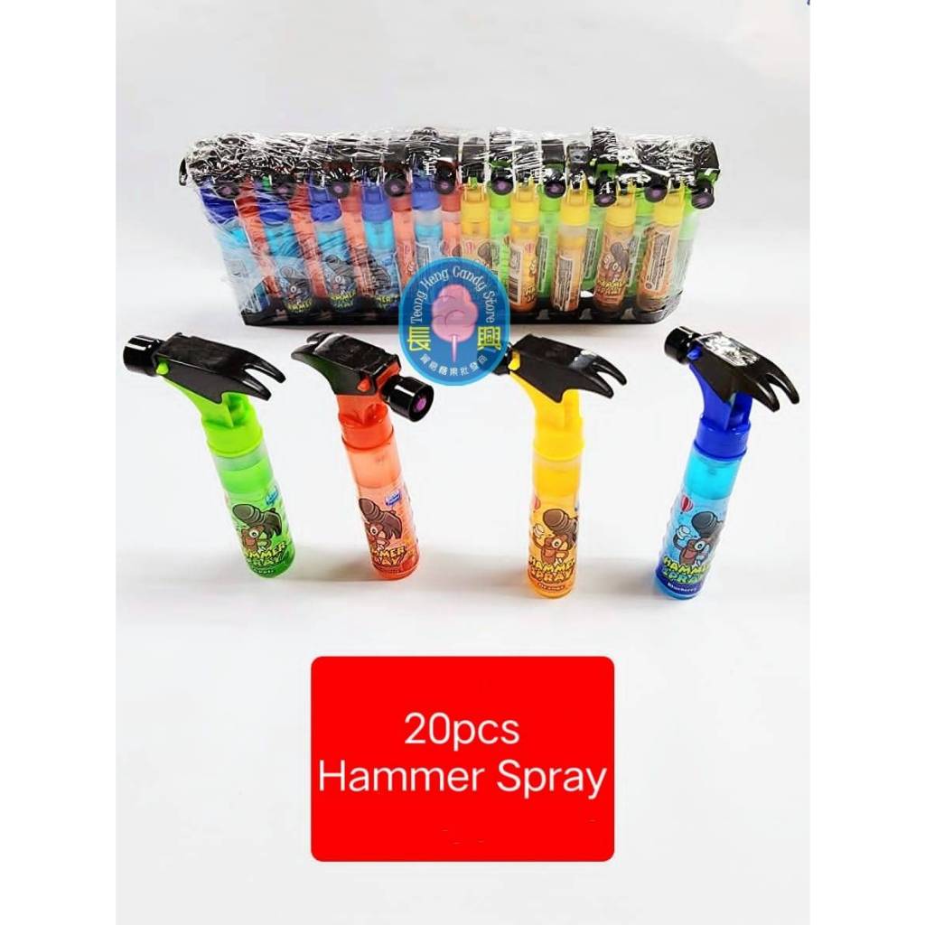 16ml x 20pcs Khy Hammer Spray Candy 20pcs Fruit Flavor Suitable For ...