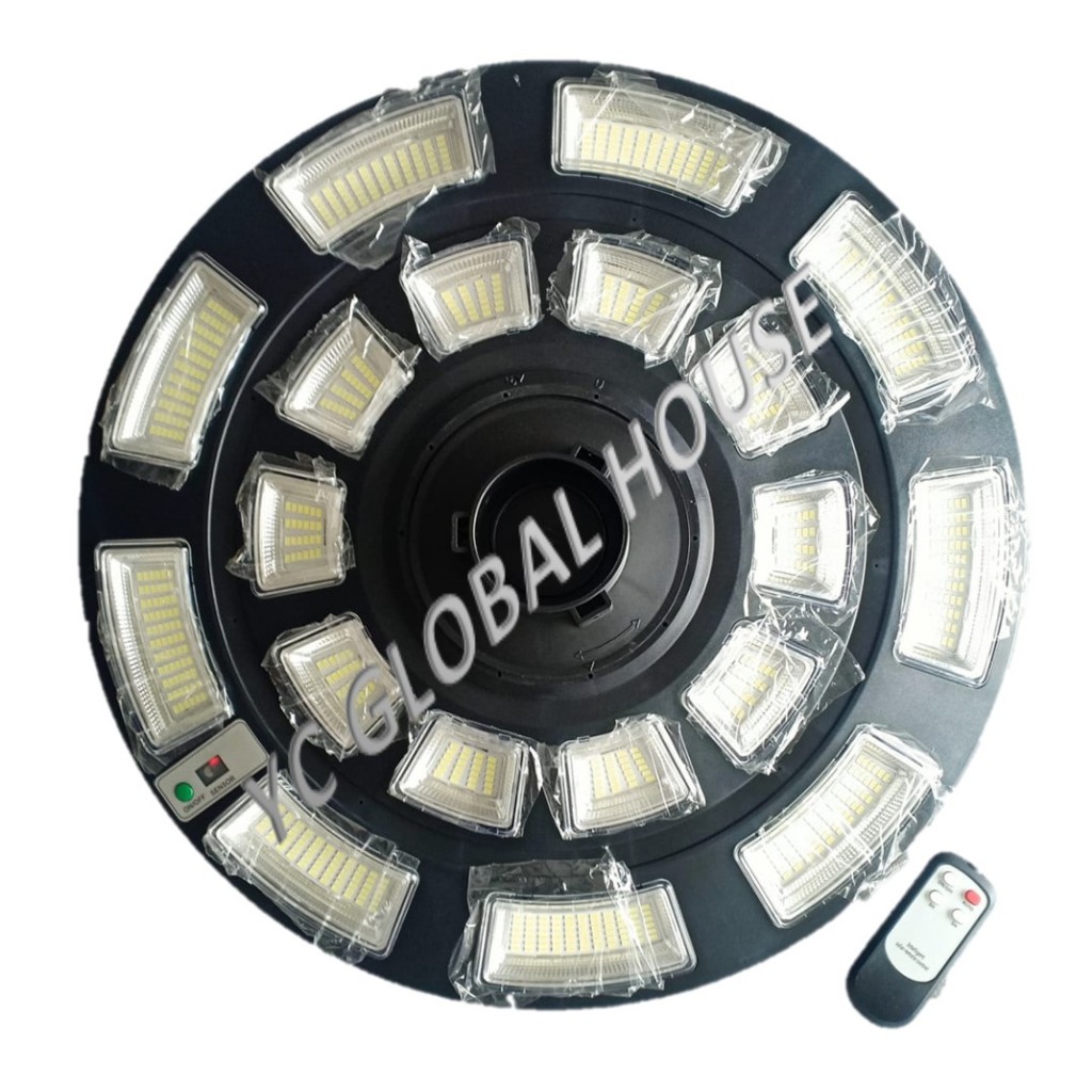 JD UFO LED Solar Powered Spotlight Street Light 1000W 2000W 2500W UFO Type (Ready Stock ...