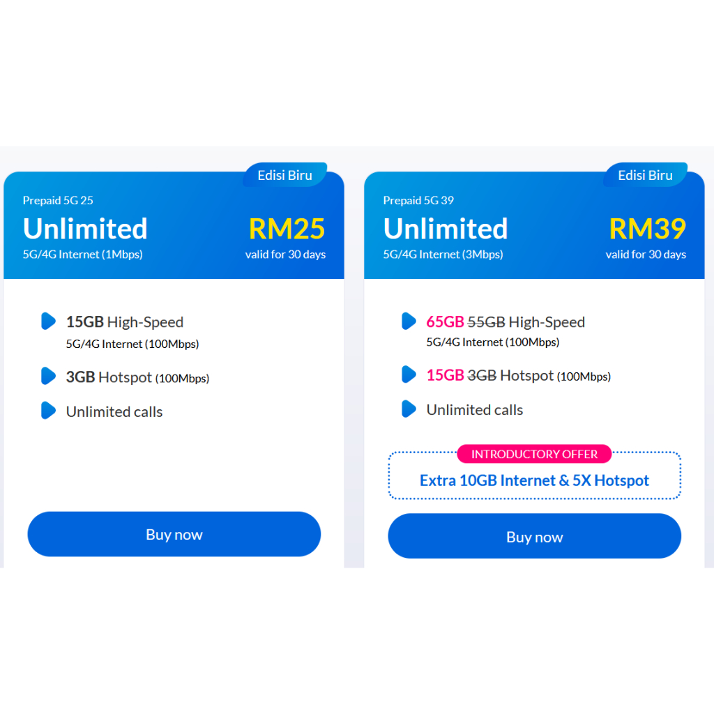 Digi Prepaid Sim Card EDISI HIGH SPEED/Unlimited Data Hotspot Modem ...
