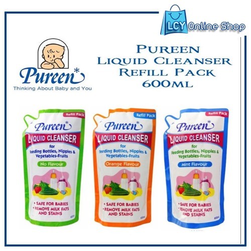 Pureen Liquid Cleanser Refill 600ml 宝宝洗奶瓶液 | Shopee Malaysia