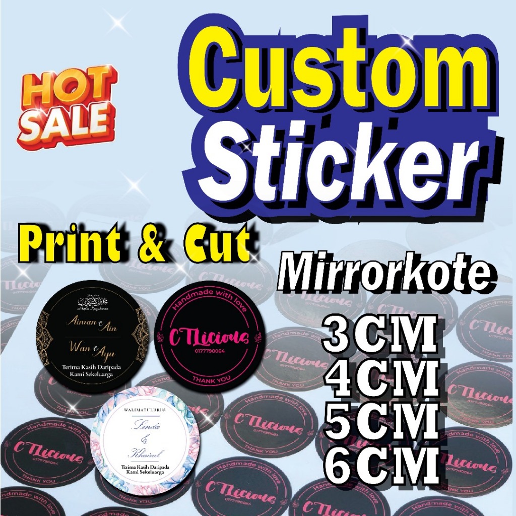 STICKER DOORGIFT KAHWIN / STICKER WEDDING / LABEL STICKER MURAH ...