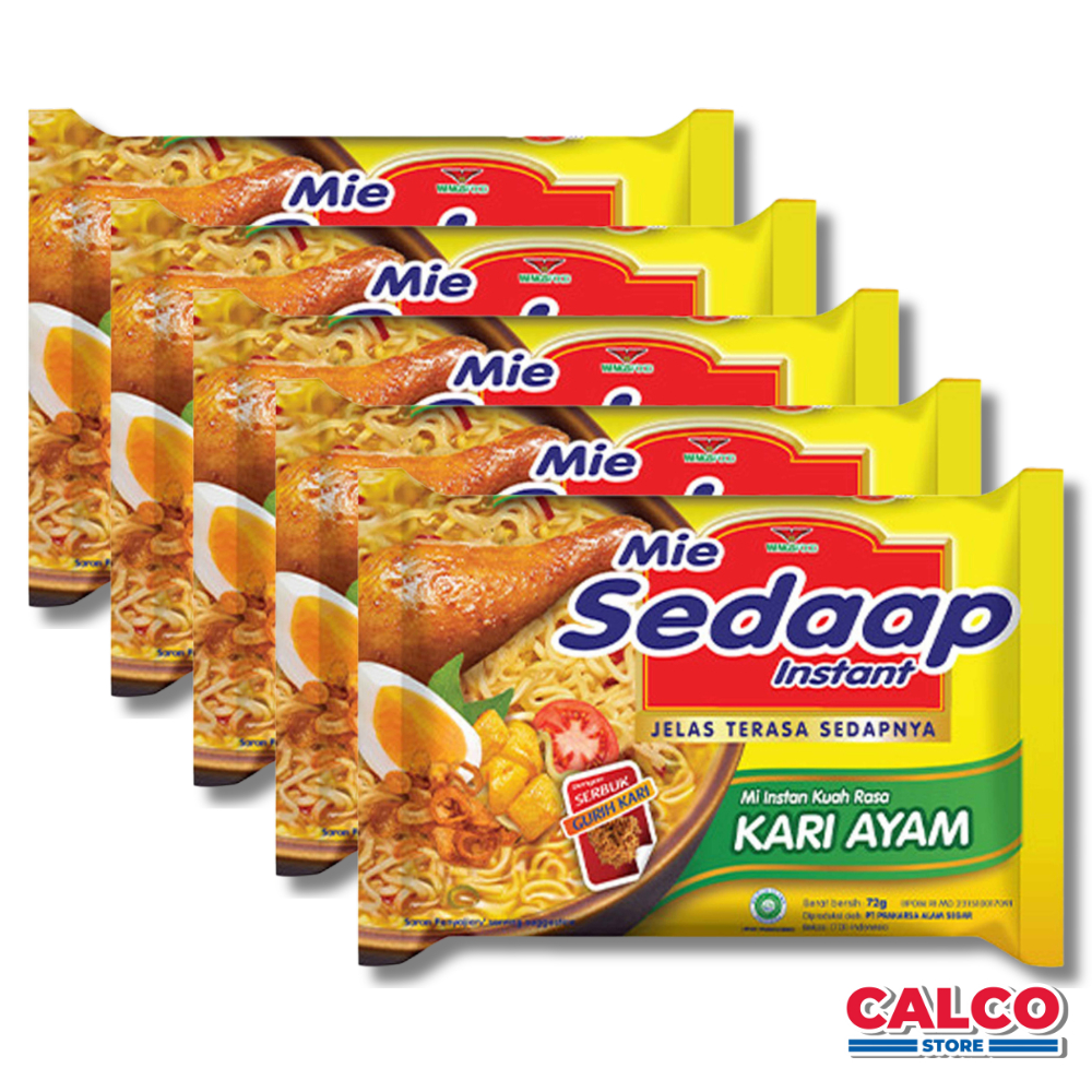 72g x 5pcs Wingsfood Mie Sedaap Instant Noodle Mee Mi Instan Kuah Rasa ...