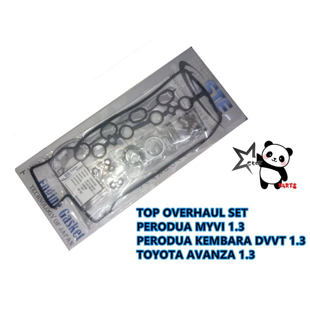 TOP OVERHAUL SET PERODUA MYVI 1.3 PERODUA KEMBARA DVVT 1.3 TOYOTA ...