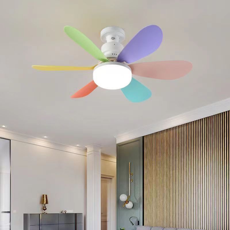 Lighting Fan Ceiling Fan Flower Fan Light with Remote Control and LED ...