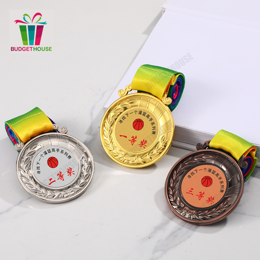 (KL/Perak) Free Design METAL Medal Both Side Sticker Medal Besi With ...