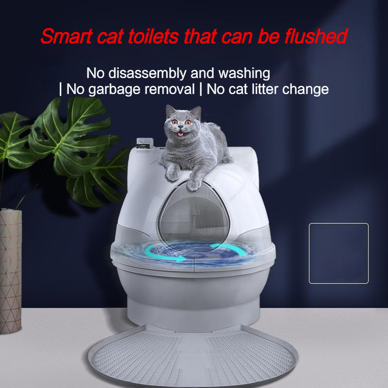 Fully Automatic Cat Litter Toilet Box Smart Auto Self Cleaning Cat ...