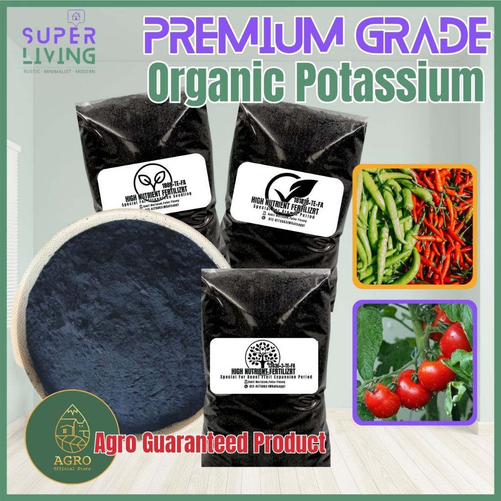 SUPER | Potassium | Humic Acid | Paksa Gemok | Super Subur | Water ...