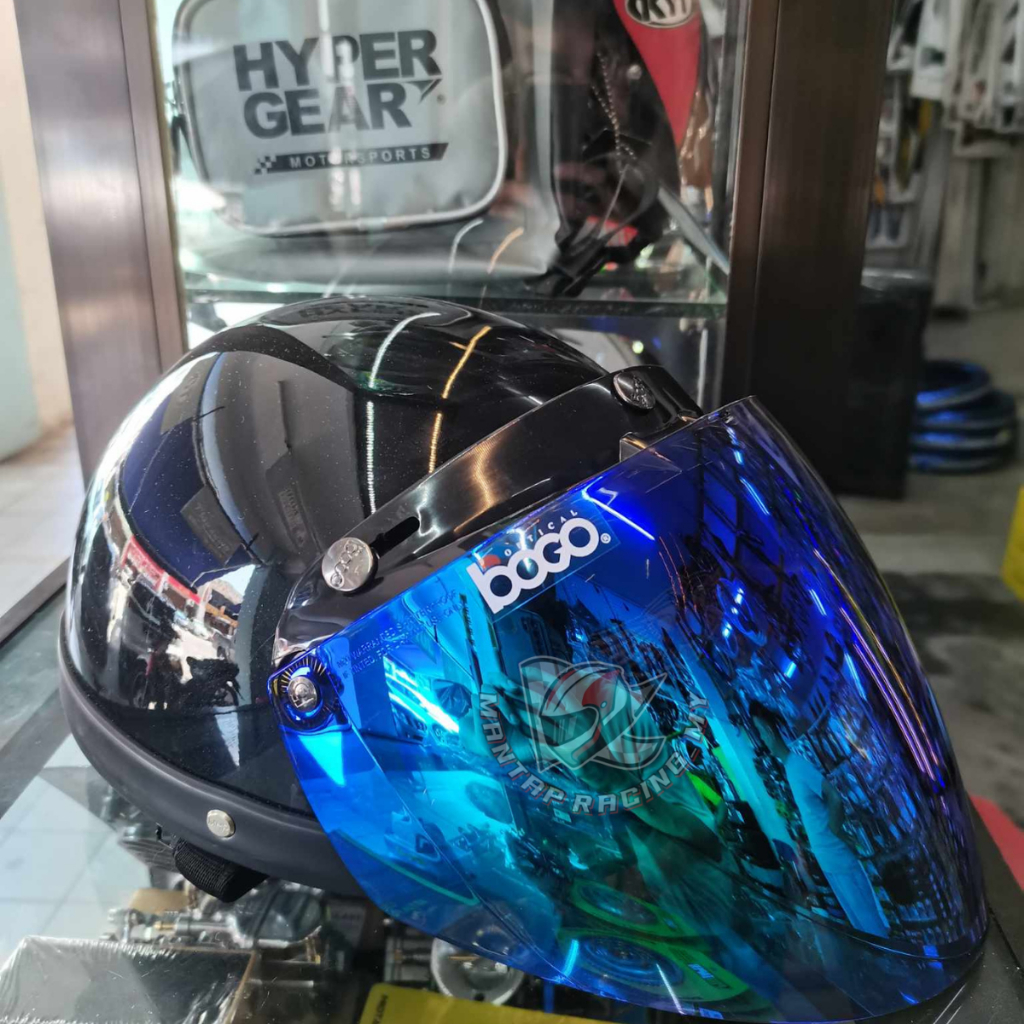 Helmet MHR Steng III Helmet Kura Kura Half Cut Helmet (100% Original ...