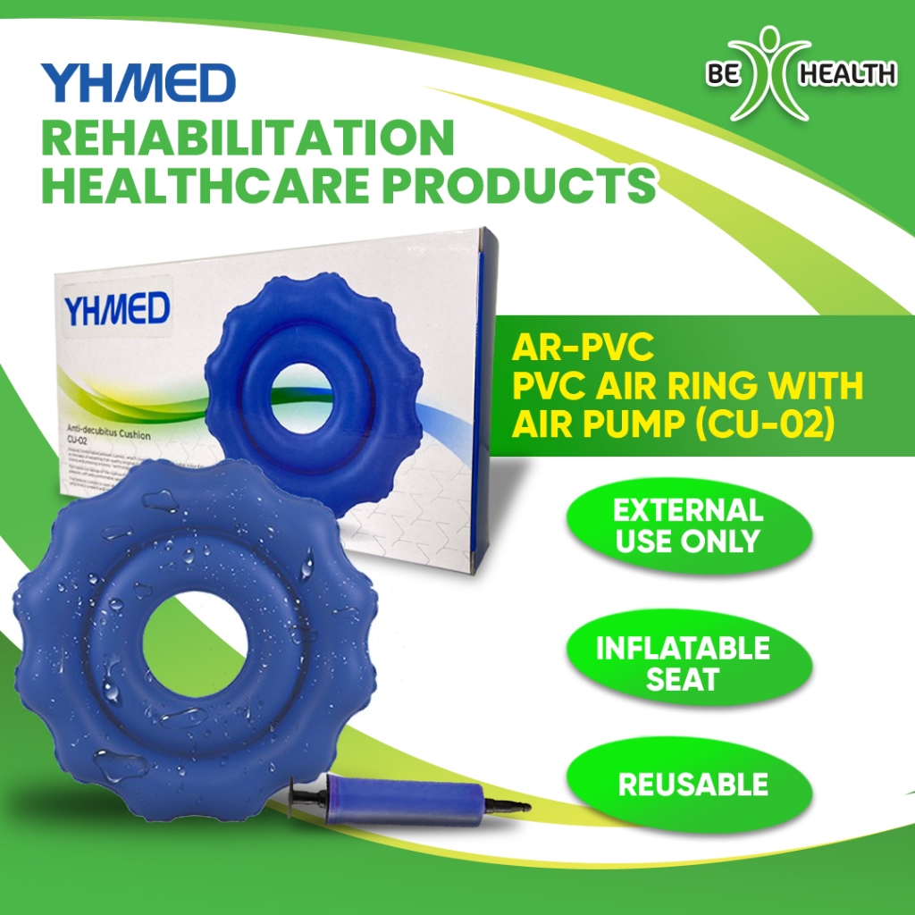 YHMED Anti-Decubitus PVC Air Ring With Air Pump | Shopee Malaysia