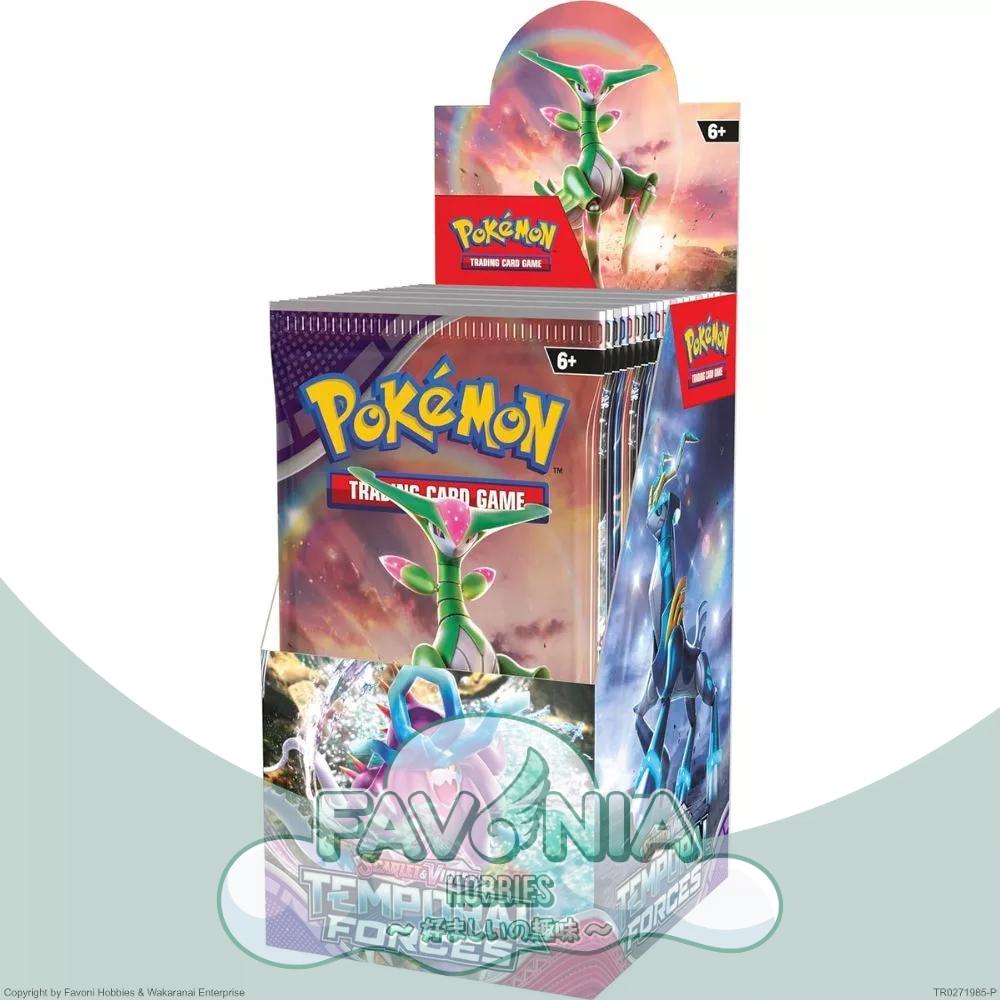 Pokemon TCG | SV05 | Temporal Forces | 18 half Booster Box | Scarlet & Violet | PTCG | Original ...