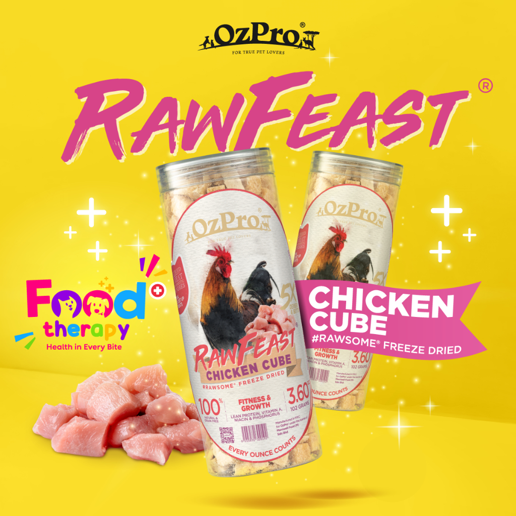 OzPro RawFeast Freeze Dried Raw Meat Premium Cat/Kitten/Dog Treats ...