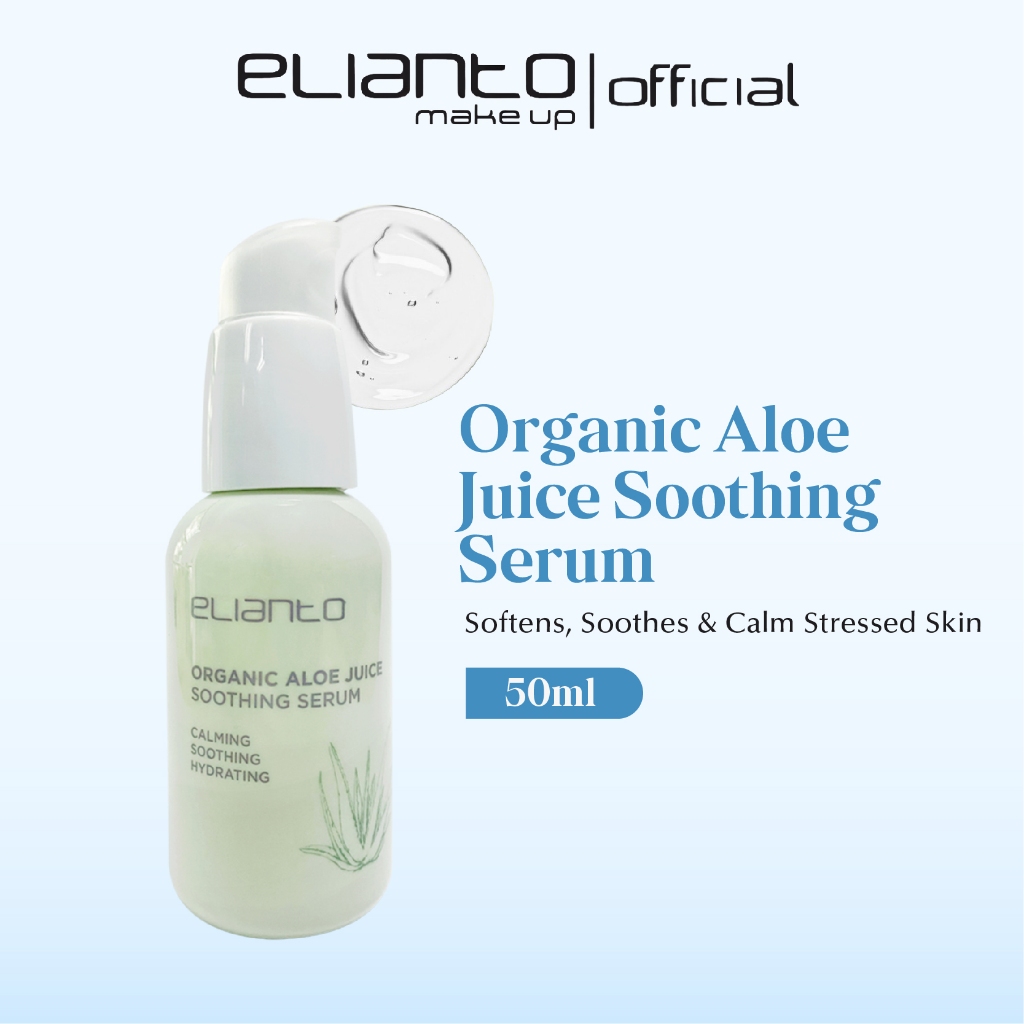 Elianto Organic Aloe Juice Soothing Serum Face Serum Muka 精华 | Shopee ...