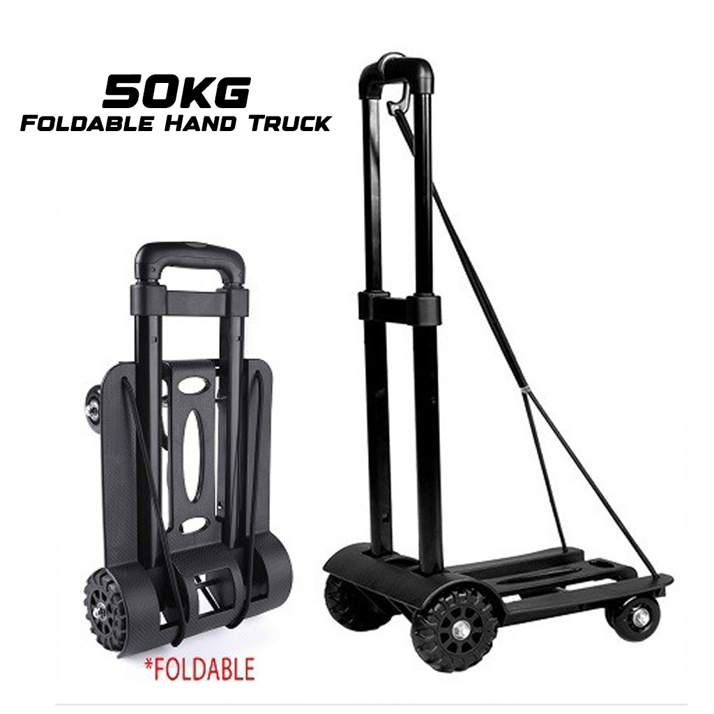 Folding Trolly Strong Thick Metal Trolley Foldable Heavy Duty Solid ...