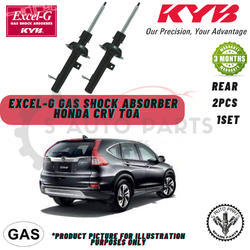 HONDA CRV TOA (REAR ) 100% KAYABA (KYB) EXCEL-G GAS SHOCK ABSORBER | Shopee Malaysia