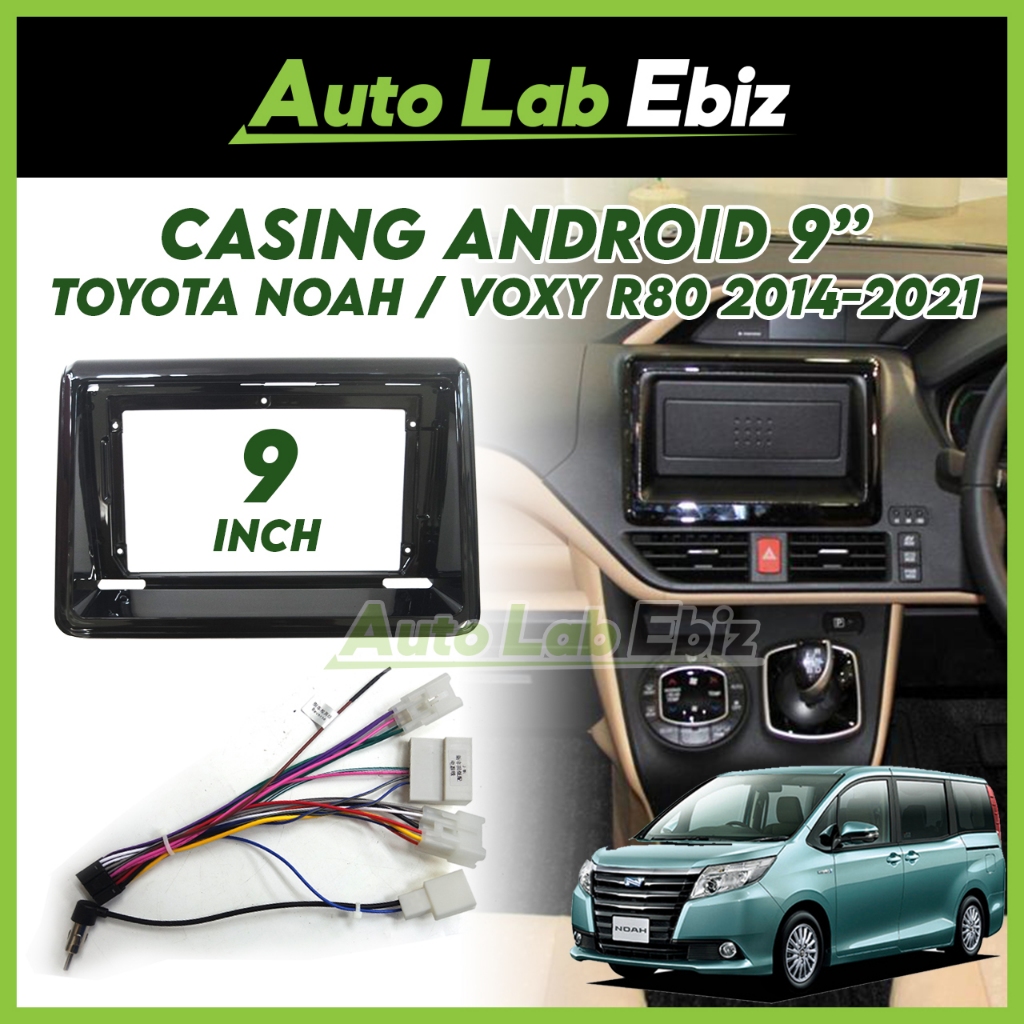 Toyota Noah / Voxy R80 2014-2021 Android Player Casing 9" inch with Socket Power | Shopee Malaysia