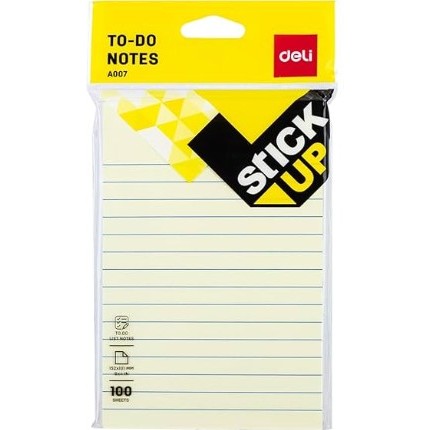 DELI A007 TO-DO NOTES STICK UP | Shopee Malaysia