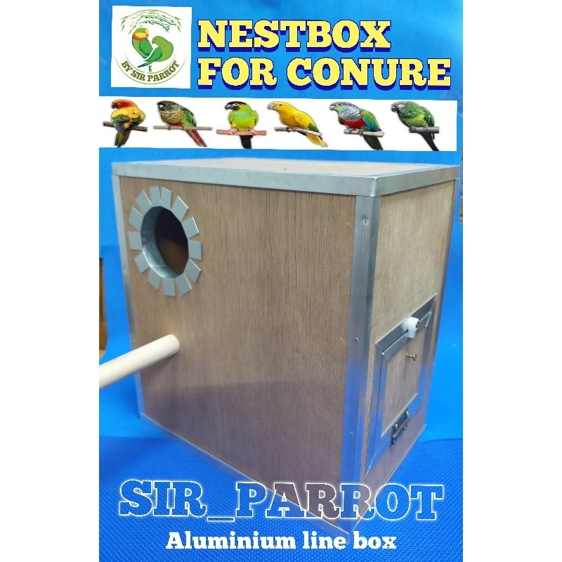 NESTBOX BREEDING FOR MEDIUM PARROTS / ALL TYPE CONURE | Shopee Malaysia