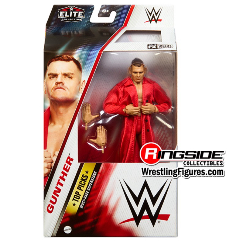 WWE figure Gunther - Elite Top Picks 2024 (Wave 3) | Shopee Malaysia