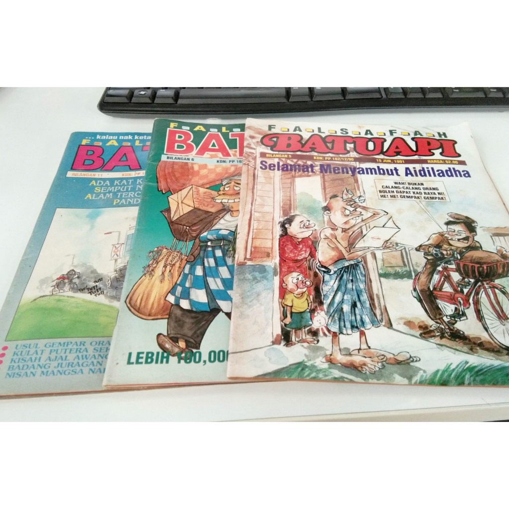 majalah lawak majalah lama majalah falsafah batu api komik | Shopee ...