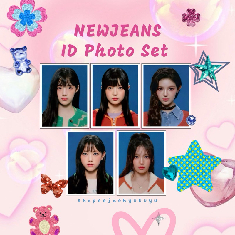 [NEW] NewJeans ID Photo Passport Set 5 Members | Seasons Greetings 2024 Baby Pic Minji Hanlim ...