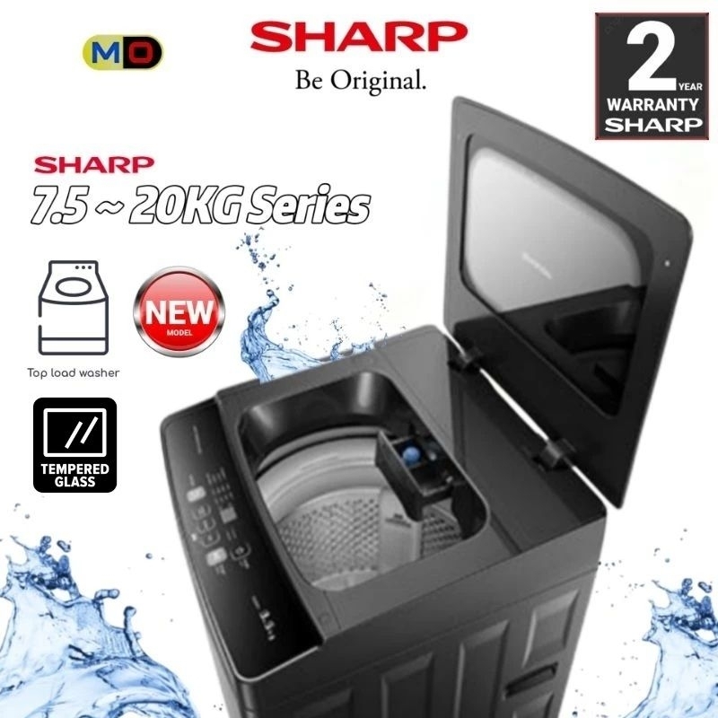 [FREE SHIPPING] SHARP 7.5KG/8.5KG/9.5KG/10.5KG/12.5KG/15.5KG/20KG Fully ...