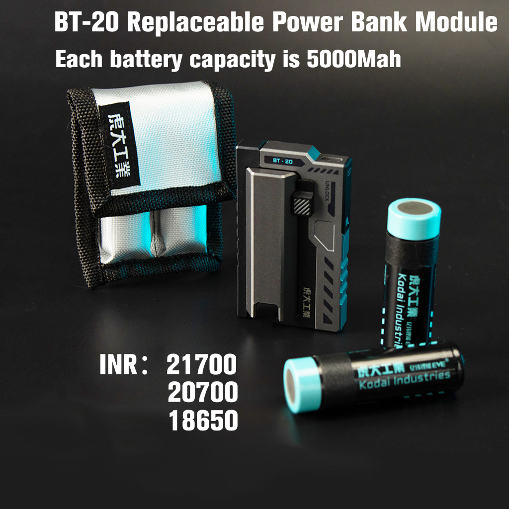 Hot 🔥BT-20 Wingman MK-2 Powerbank fuer 21700 Replaceable mobile power ...