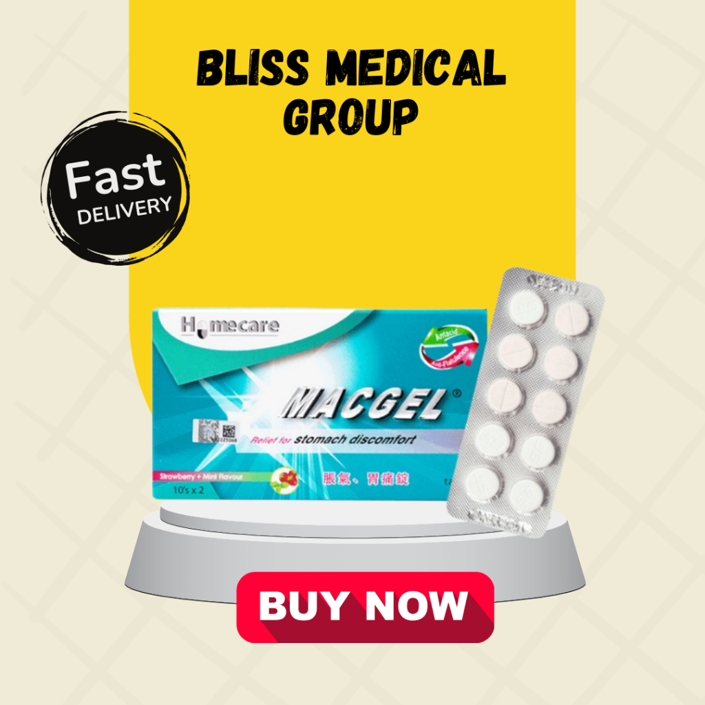 Macgel 10's (1 papan) (For Gastric) | Shopee Malaysia