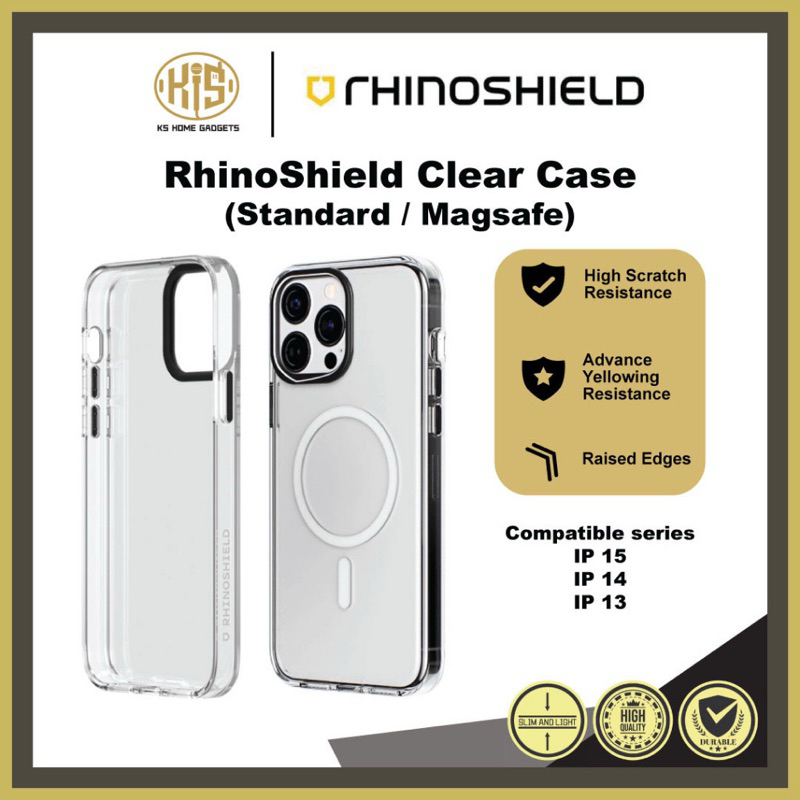 Rhinoshield Clear Case Anti-yellowing Protective | Shopee Malaysia