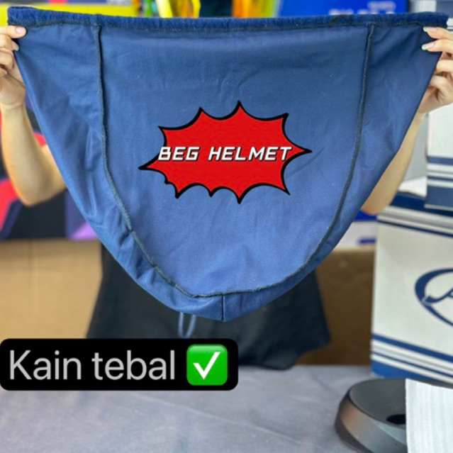 Beg Helmet Sarung Tebal Helmet Tali Tebal | Shopee Malaysia