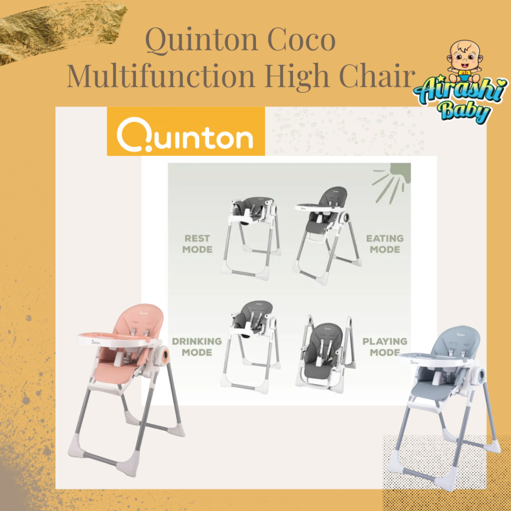 [Free Shipping] Quinton Coco Multifunction High Chair | Shopee Malaysia