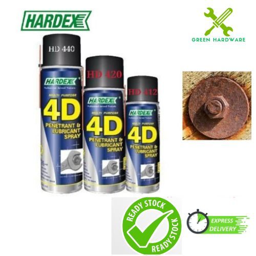 HARDEX HD440 HD420 HD412 (PENETRANT & LUBRICANT SPRAY) | Shopee Malaysia