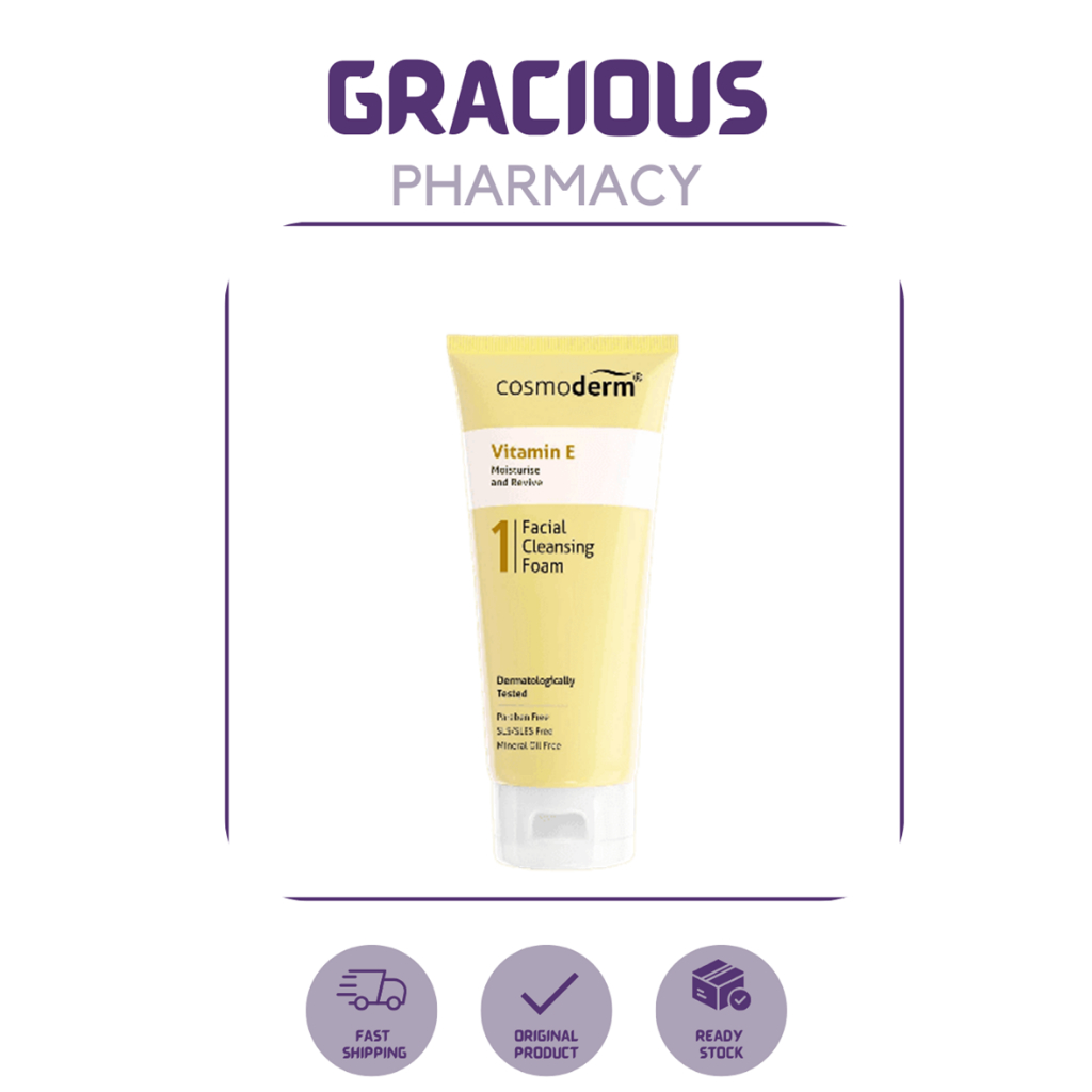 COSMODERM VIT E FACIAL CLEANSING FOAM (125ML) | Shopee Malaysia