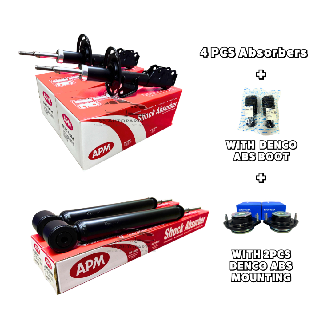 APM Honda City (GD8) SEL iDSI, Jazz SAA Front/Rear Gas Absorber Set ...
