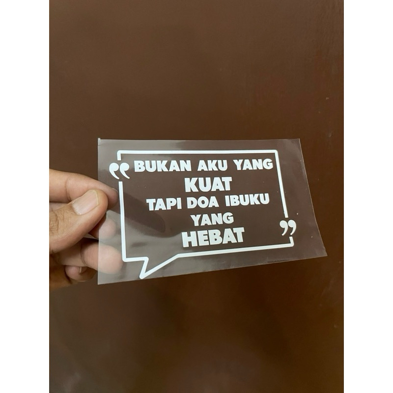 Sticker Doa Ibuku yang hebat Car Motor Sticker | Shopee Malaysia