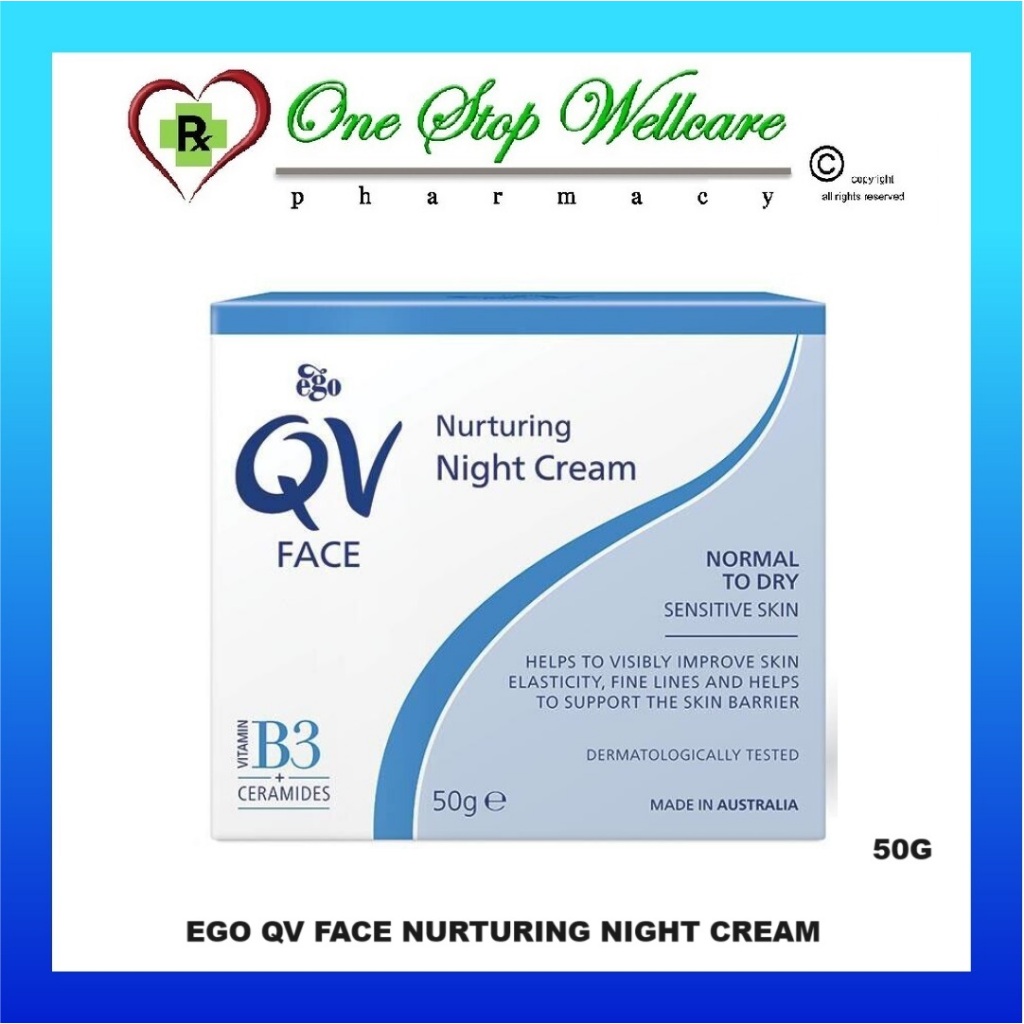 EGO QV FACE NURTURING NIGHT CREAM 50G (EXP:02/2028) | Shopee Malaysia
