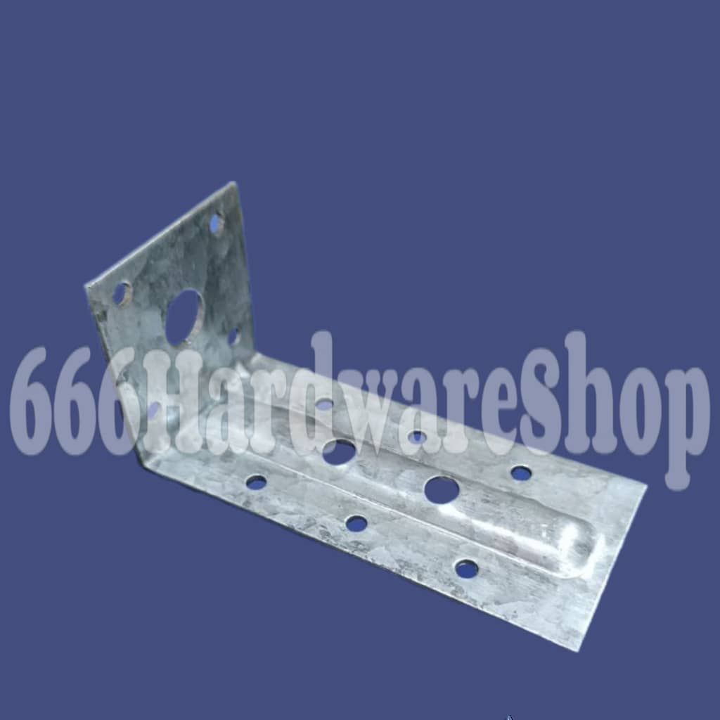 2" x 4" x 1.5mm Galvanized Iron (GI) L Bracket / L Bracket Besi Atap ...